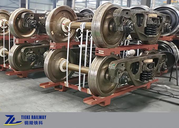 14 Ton Axle Load 3 Piece Bogie สำหรับ 1000mm Gauge Railroad Train