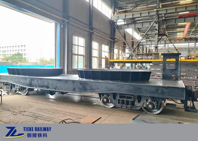 100T Heavy Load Wagon Steel Slag Transport รถราง Steel Factory Rail Wagon